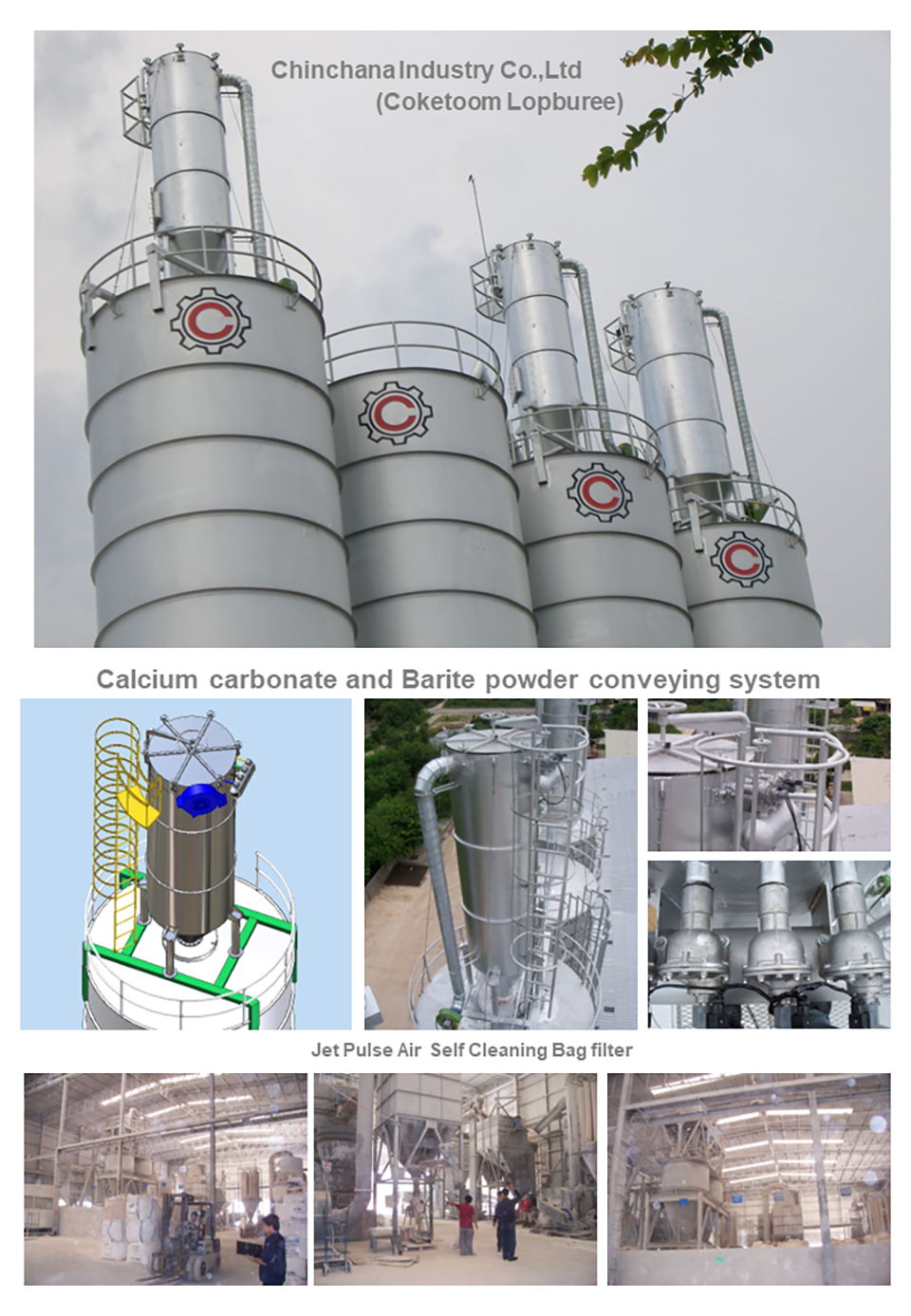 Calcium Carbonate Plant | Pneumatic Conveying System - Thailand ...